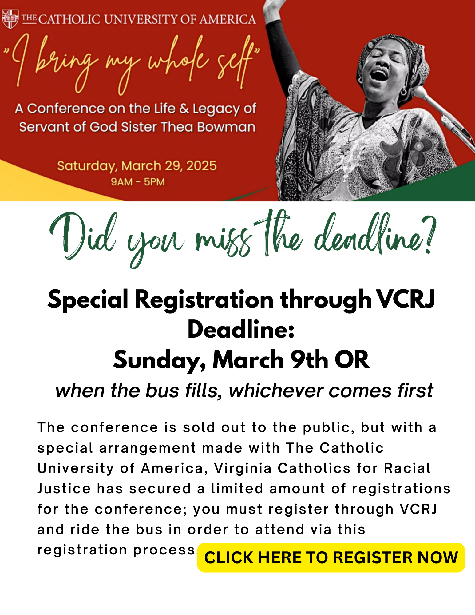 Conferences – Virginia Catholics for Racial Justice